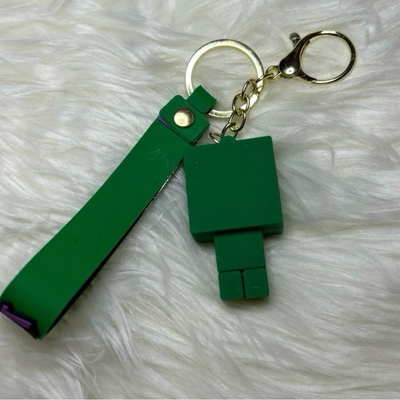 Toys | New Minecraft Creeper 3d Character Keychainwristlet | Poshmark
